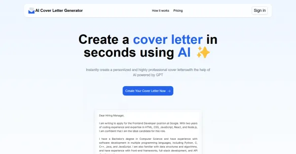 Ai-Cover-Letter-Generator – Every Intel